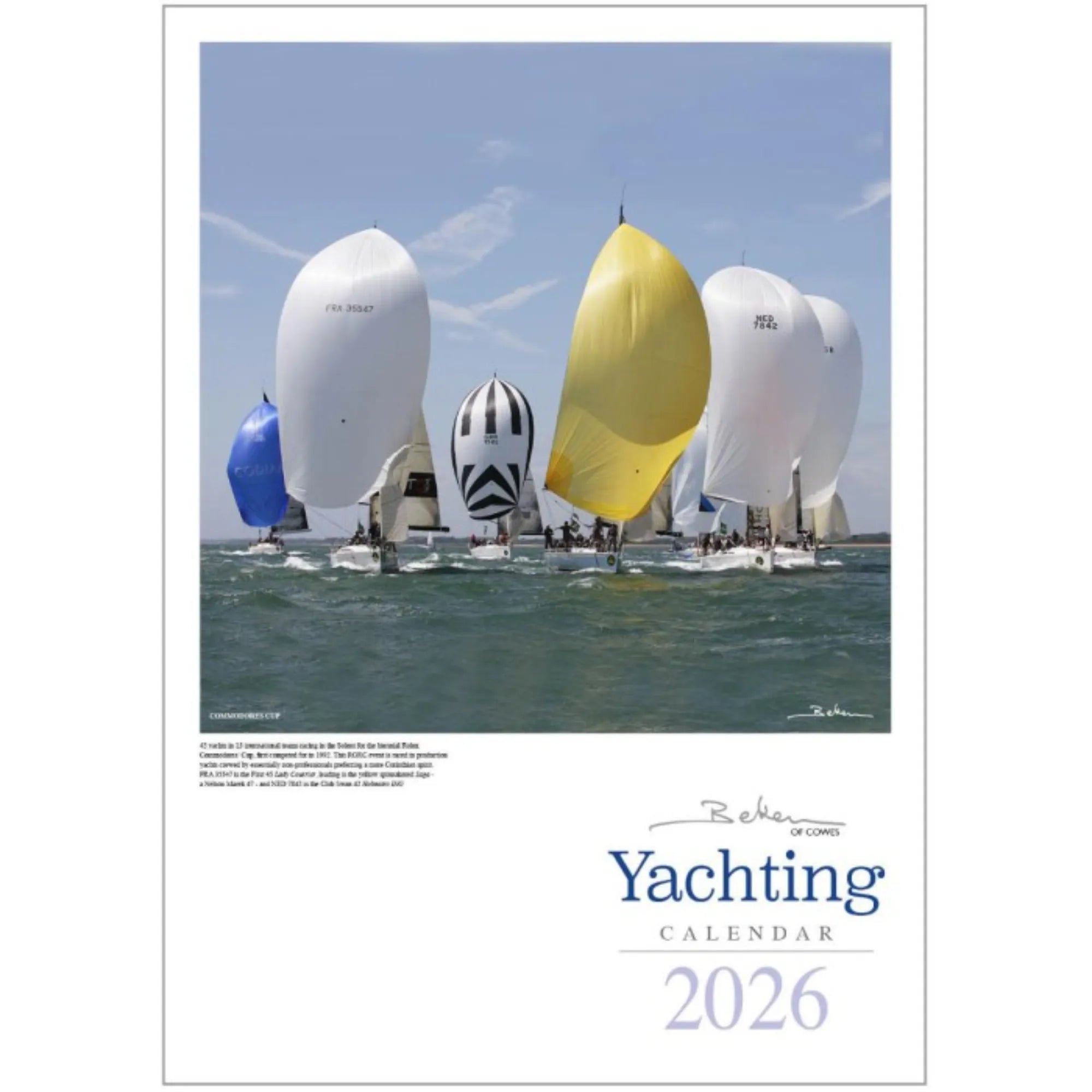 Beken of Cowes Yachting 2026 Calendar